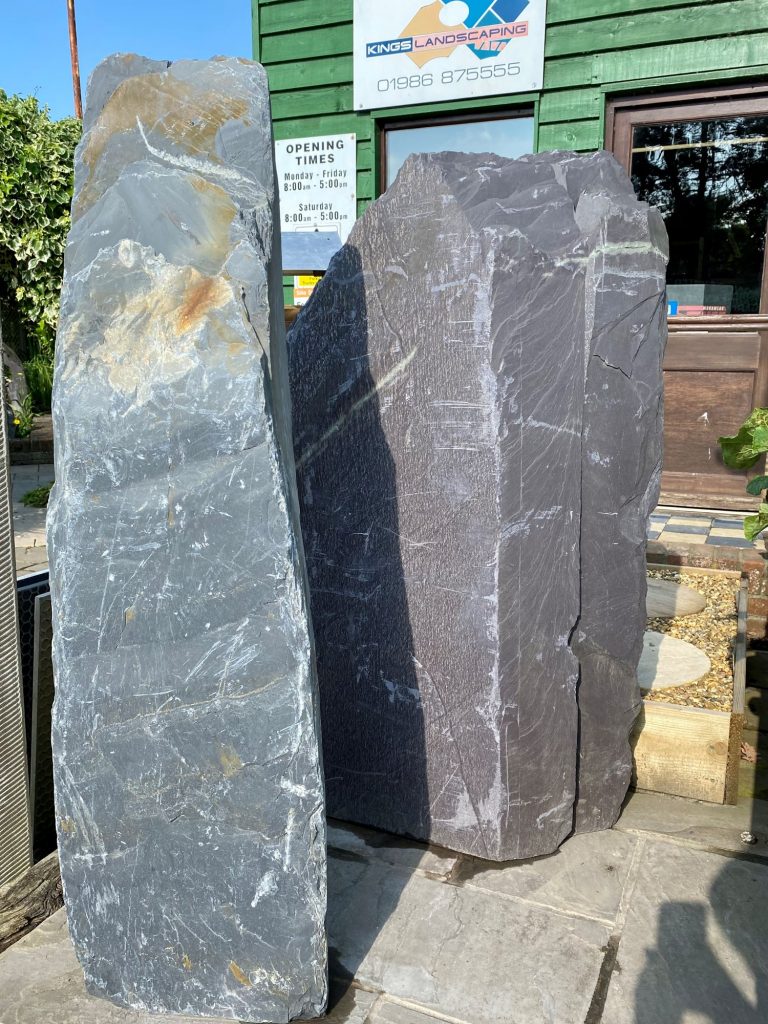 Slate Monoliths & Hololiths - Kings Landscaping